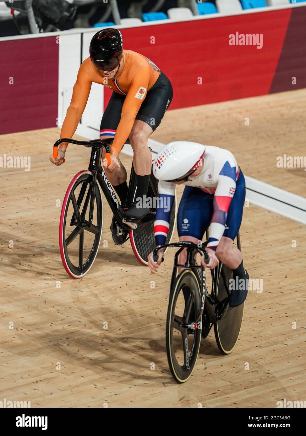 Tokyo, Japan. 06th Aug, 2021. TOKYO, JAPAN - AUGUST 6: Harrie Lavreysen ...
