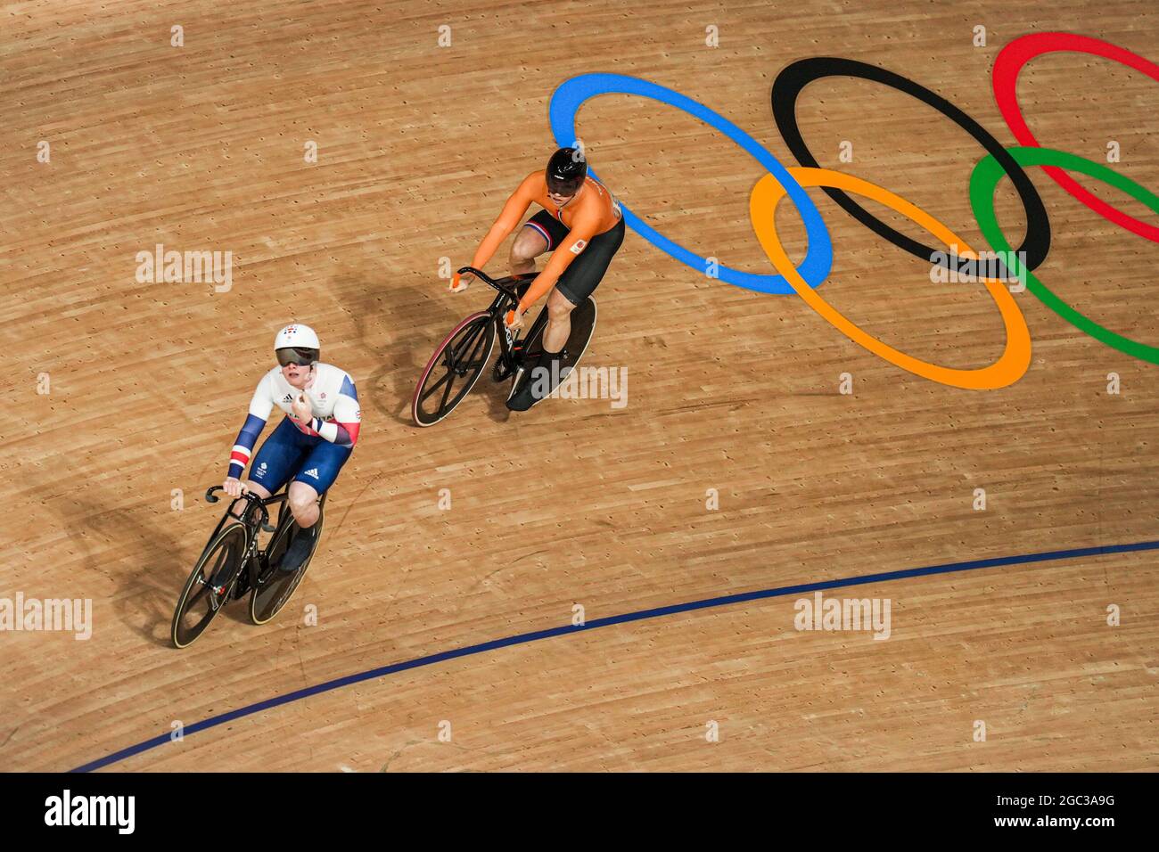 Tokyo, Japan. 06th Aug, 2021. TOKYO, JAPAN - AUGUST 6: Harrie Lavreysen ...