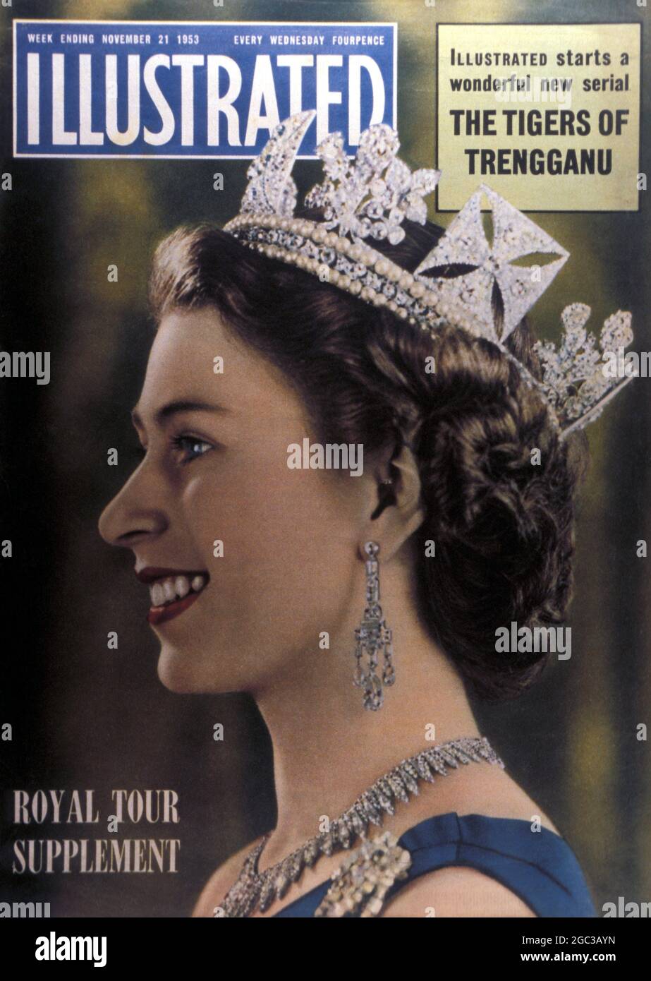 Queen Elizabeth II in 1953 - (Elizabeth Alexandra Mary Windsor born 21 ...