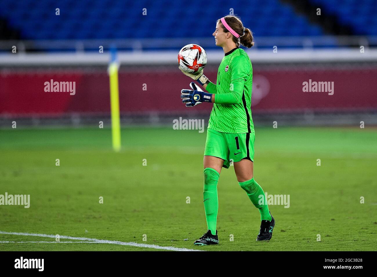 Yokohama, Japan. 06th Aug, 2021. YOKOHAMA, JAPAN - AUGUST 6: Stephanie ...