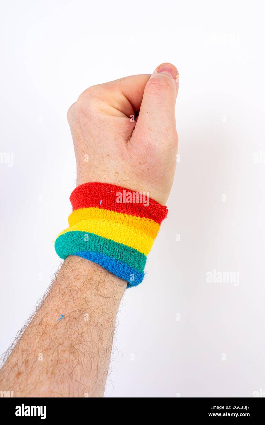 Rainbow arm band hi-res stock photography and images - Alamy