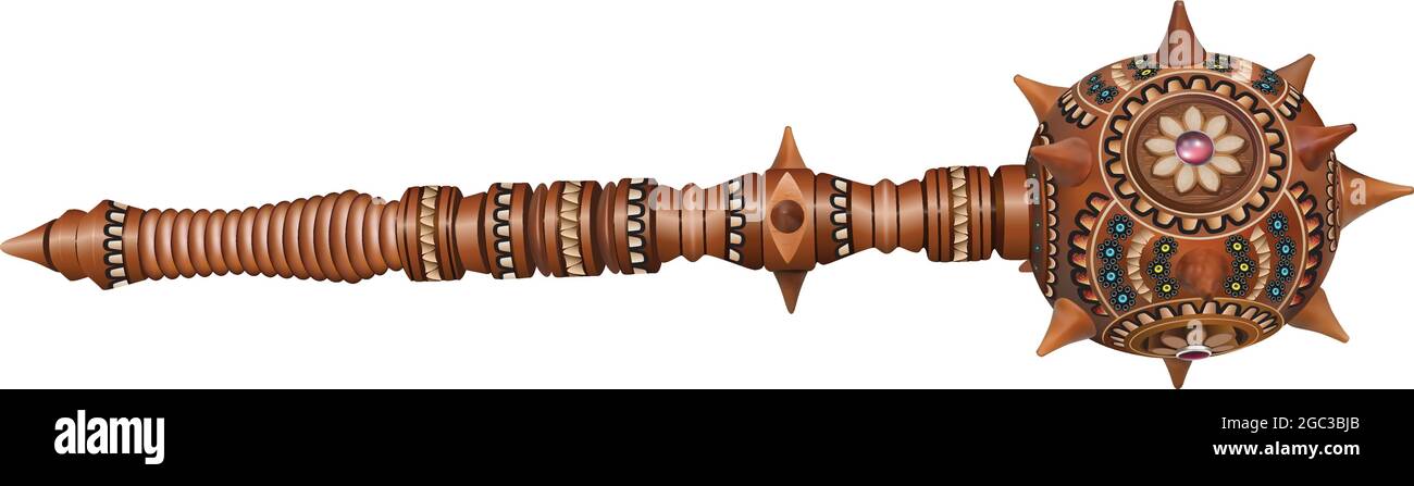 Mace flower Stock Vector Images - Alamy