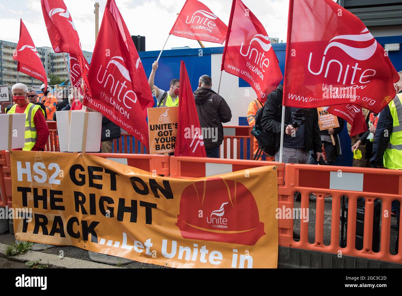 Hs2 construction workers hi-res stock photography and images - Alamy