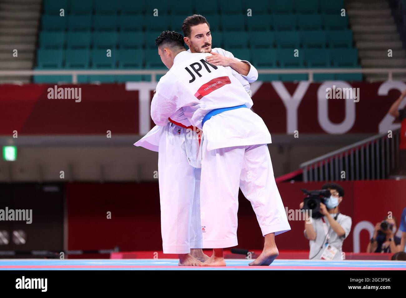 Tokyo Japan 6th Aug 2021 L R Damian Quintero Esp Ryo Kiyuna
