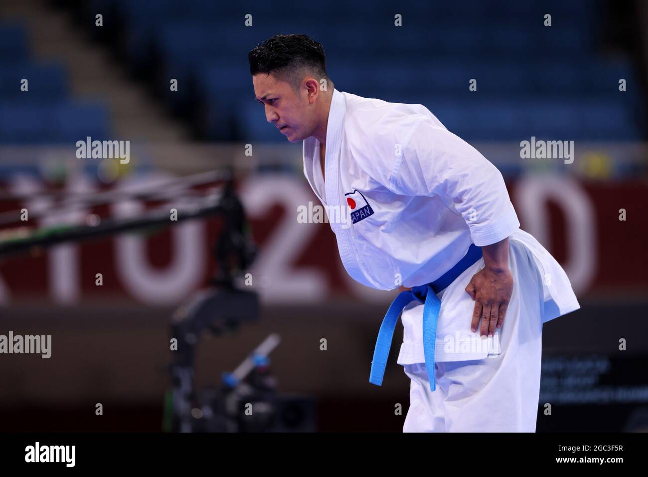 Tokyo, Japan. 6th Aug, 2021. Ryo Kiyuna (JPN) Karate : Men's Kata Final ...