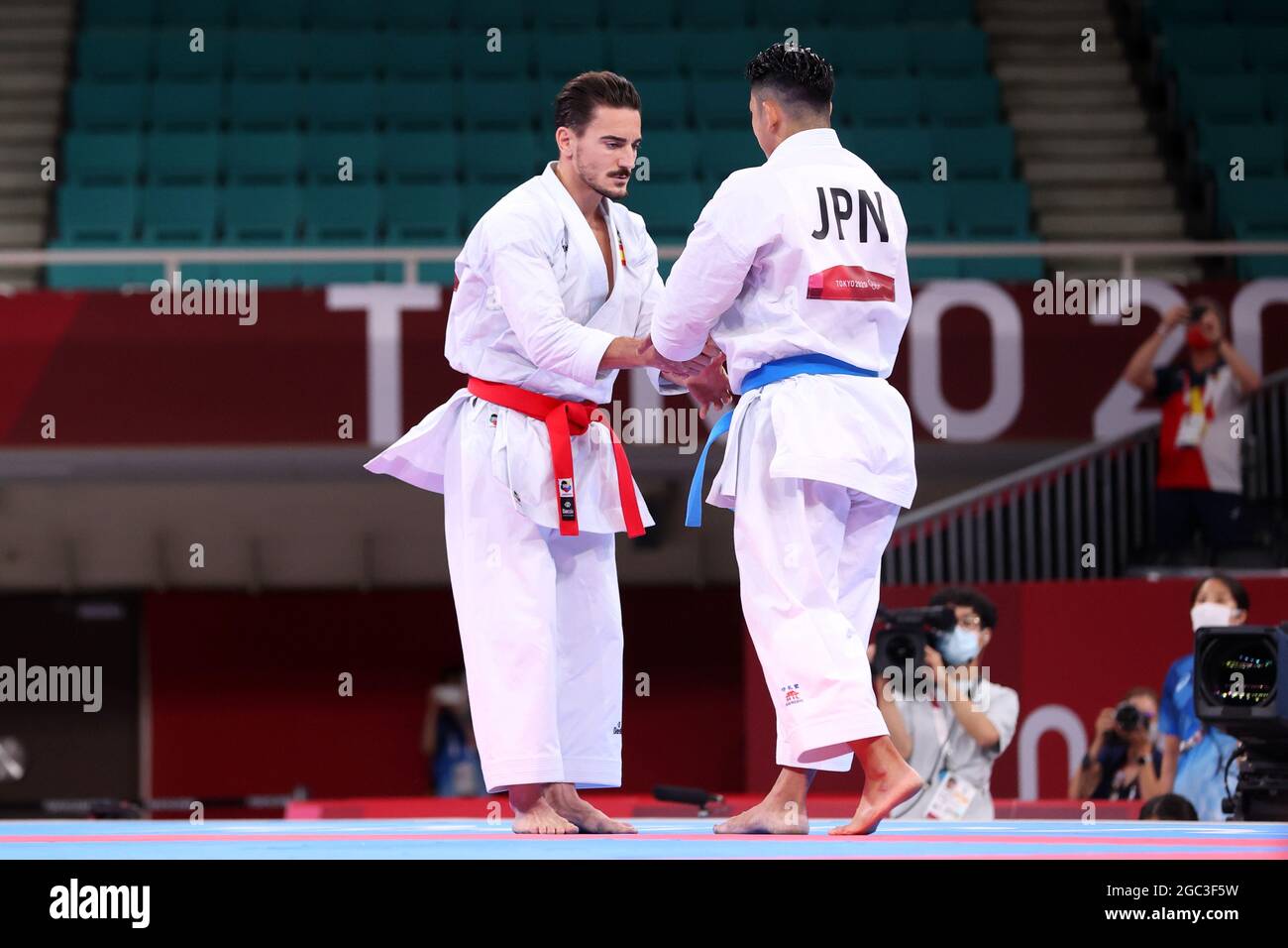 Tokyo Japan 6th Aug 2021 L R Damian Quintero Esp Ryo Kiyuna