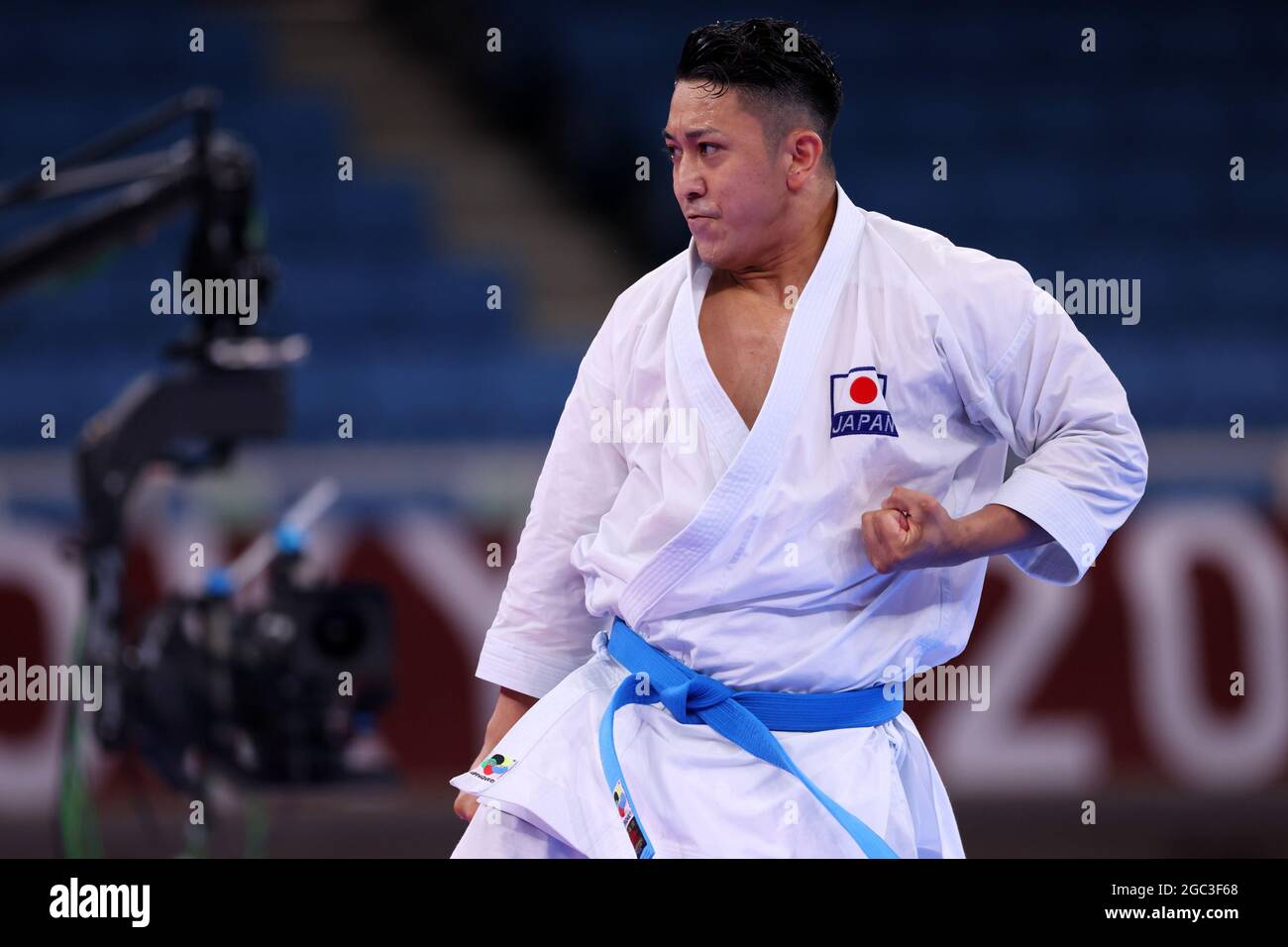 Tokyo, Japan. 6th Aug, 2021. Ryo Kiyuna (JPN) Karate : Men's Kata Final ...
