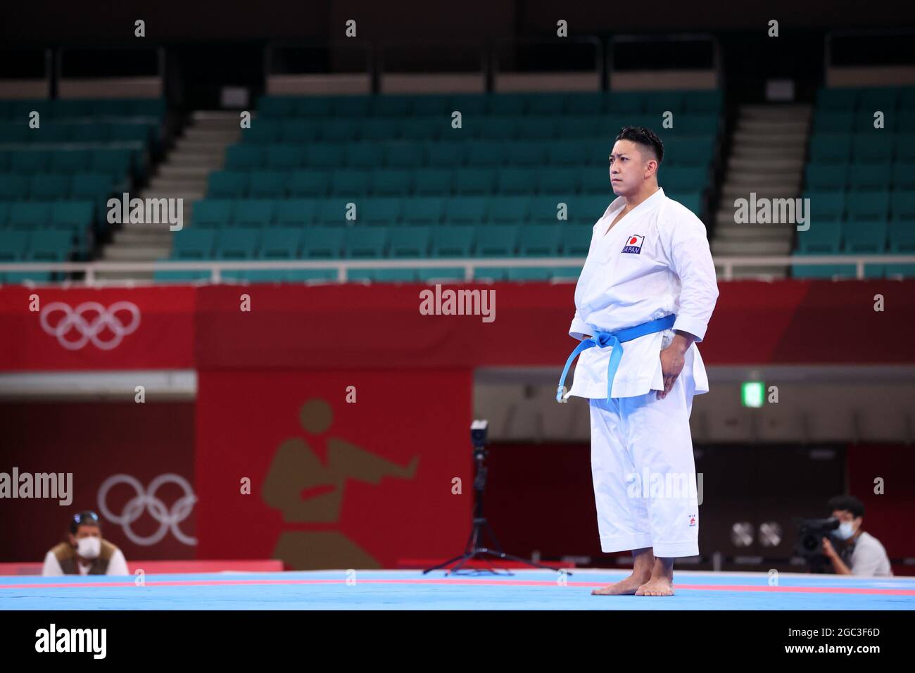 Tokyo, Japan. 6th Aug, 2021. Ryo Kiyuna (JPN) Karate : Men's Kata Final ...