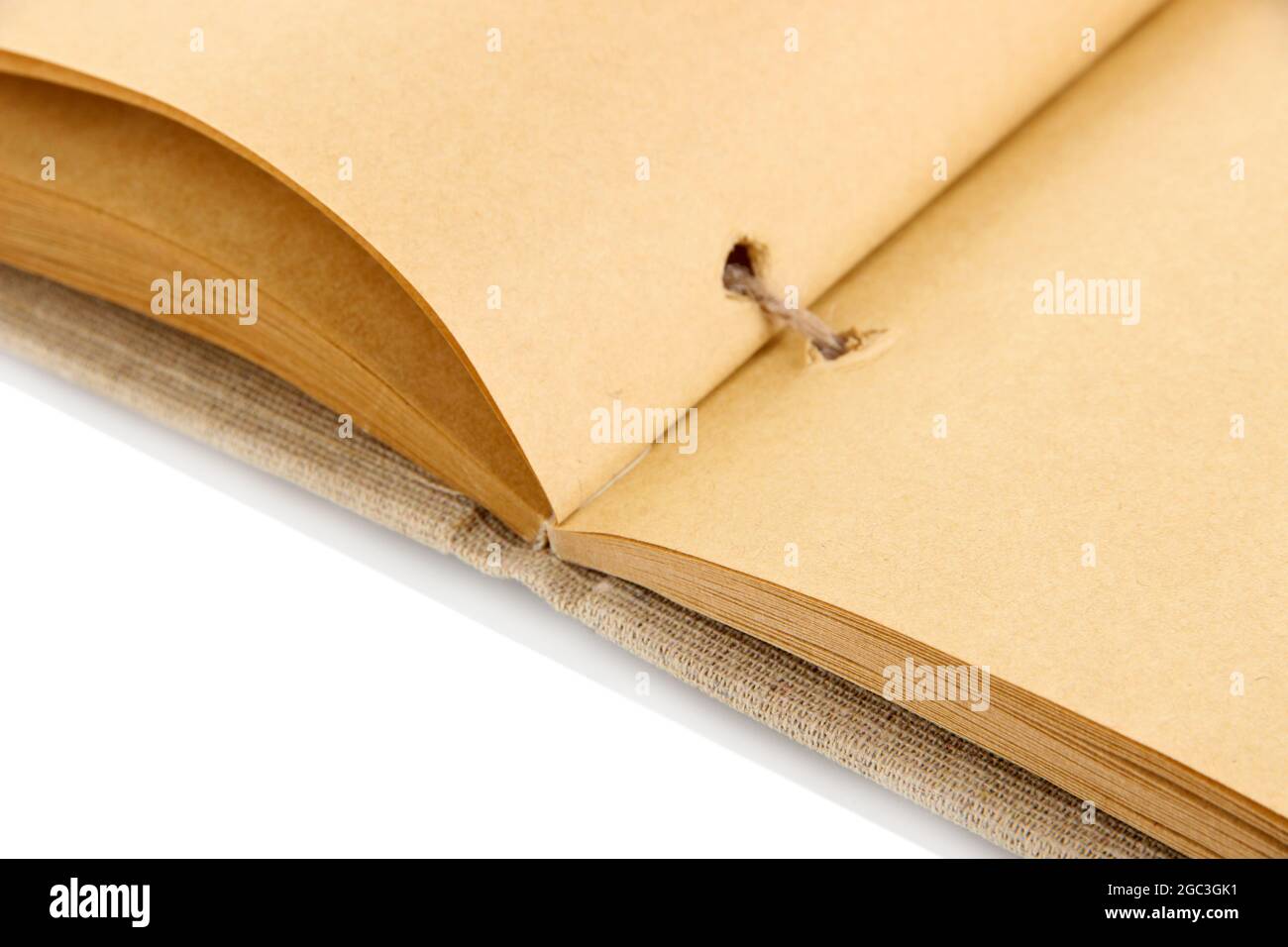 Beautiful old notebook close up Stock Photo - Alamy