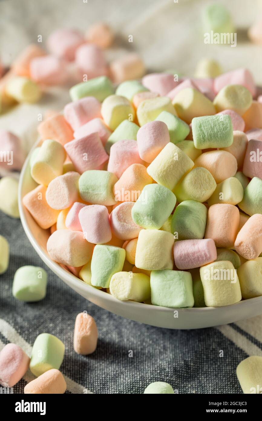 Mini Marshmallows Colored