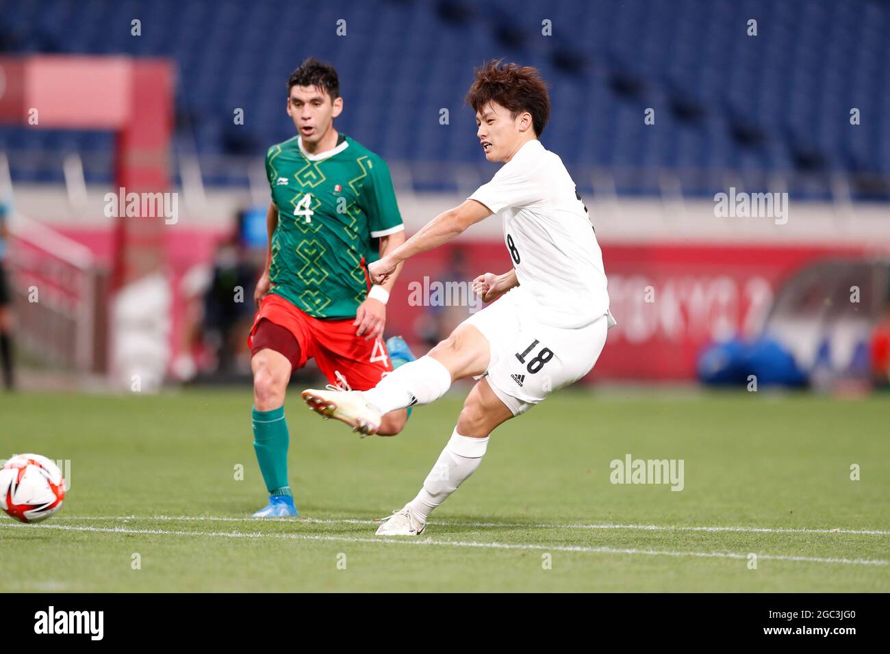 Saitama, Japan. 6th Aug, 2021. Ayase Ueda (JPN) Football/Soccer : Tokyo ...