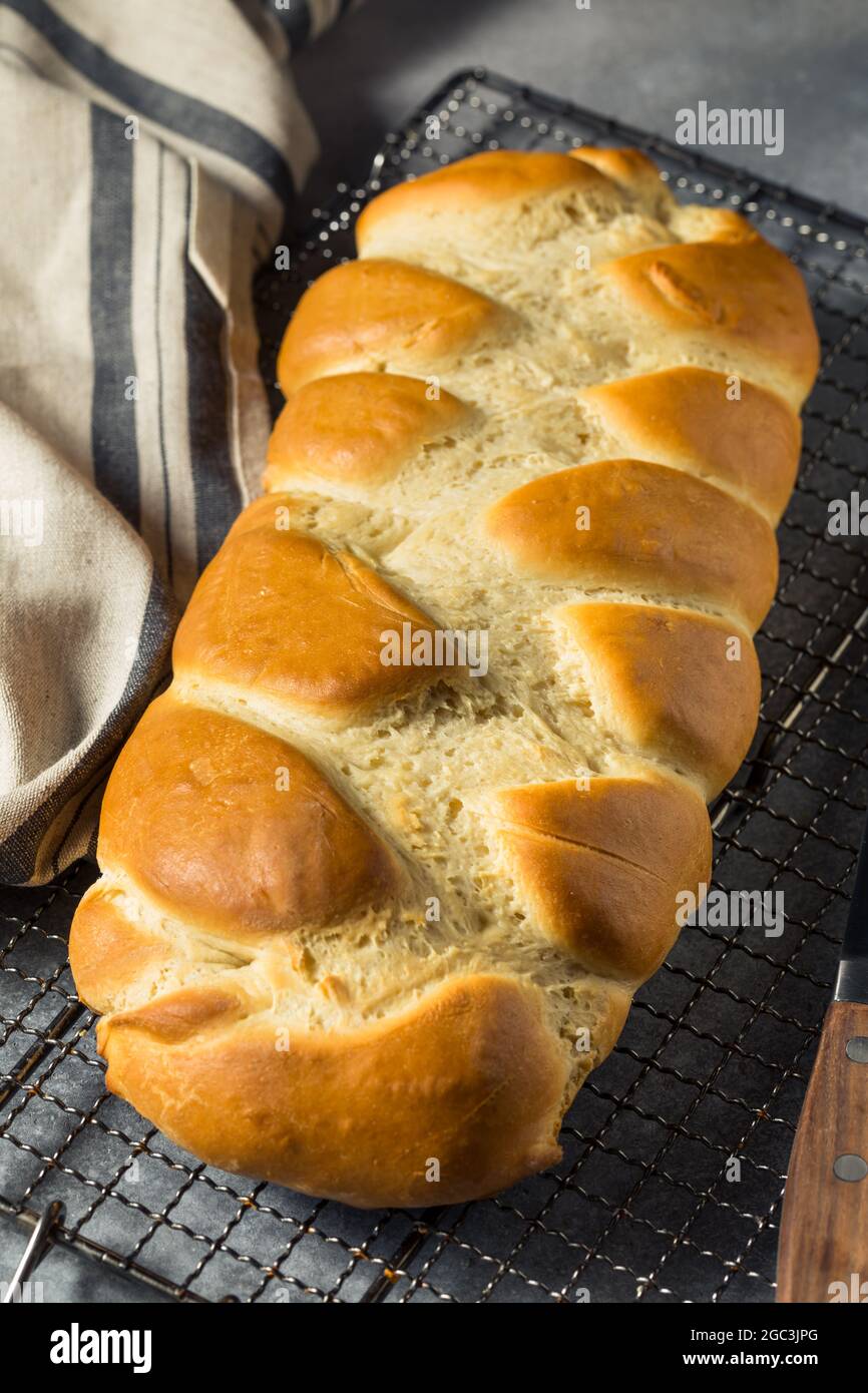Homemade Swiss Zopf Bread Ready to Eat Stock Photo - Alamy