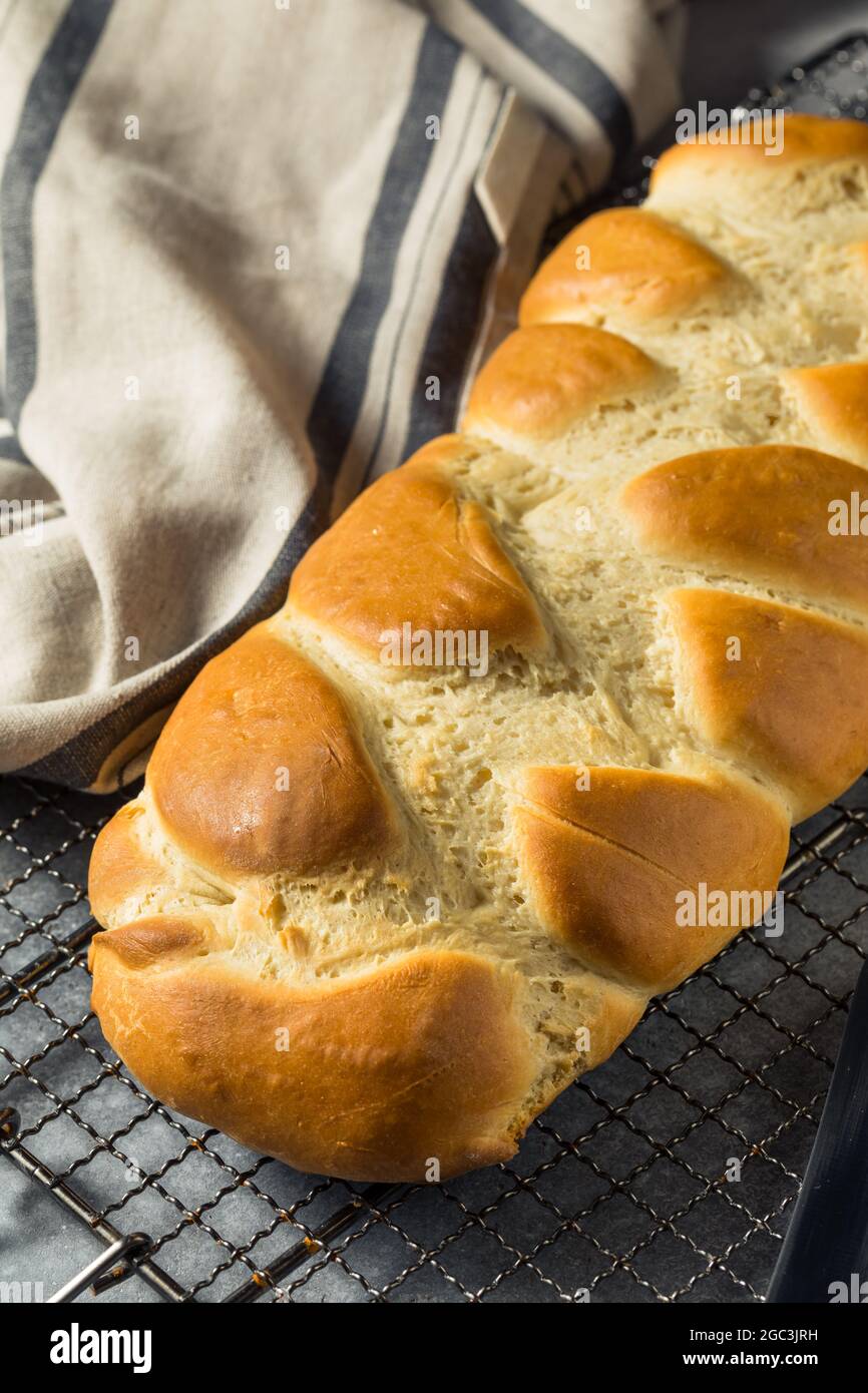 Homemade Swiss Zopf Bread Ready to Eat Stock Photo - Alamy