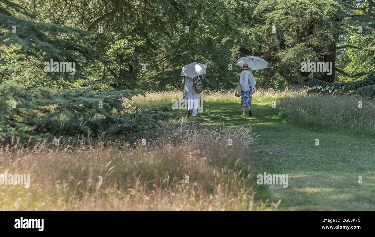 Two females out for a Summer walk Stock Photo - Alamy