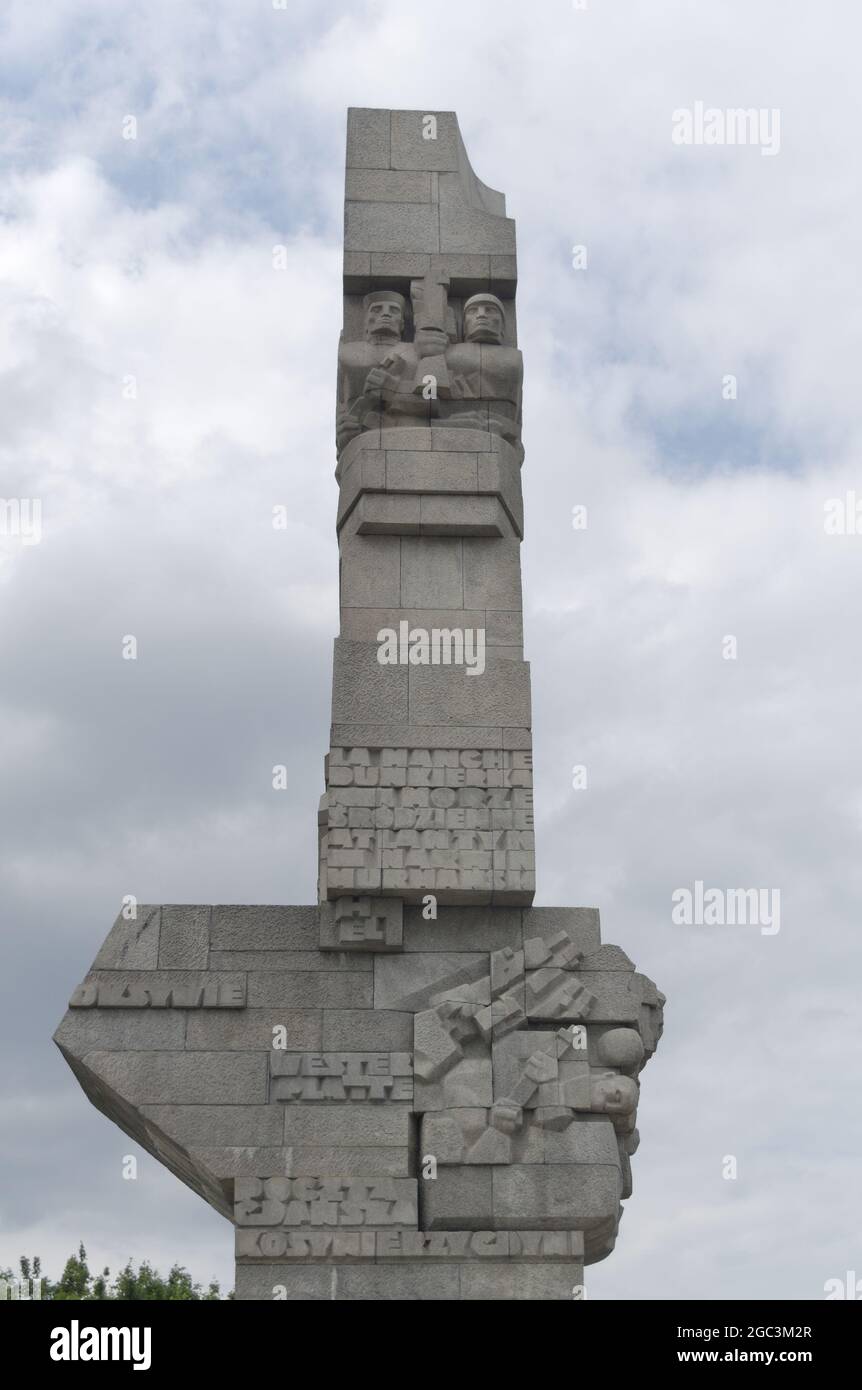Gdansk westerplatte monument hi-res stock photography and images - Alamy