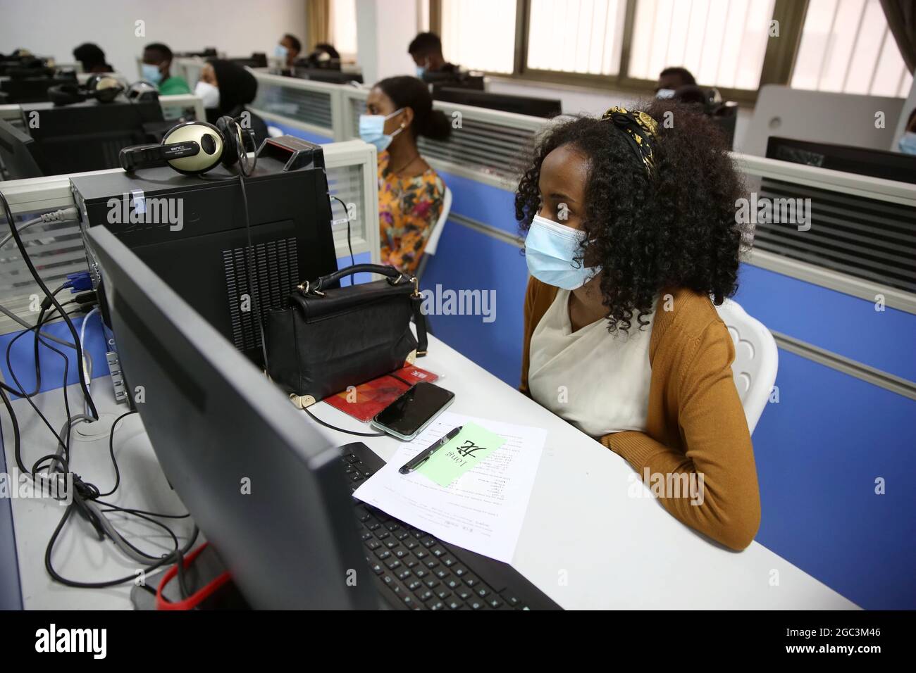 Ethiopian students in addis ethiopia hi-res stock photography and ...