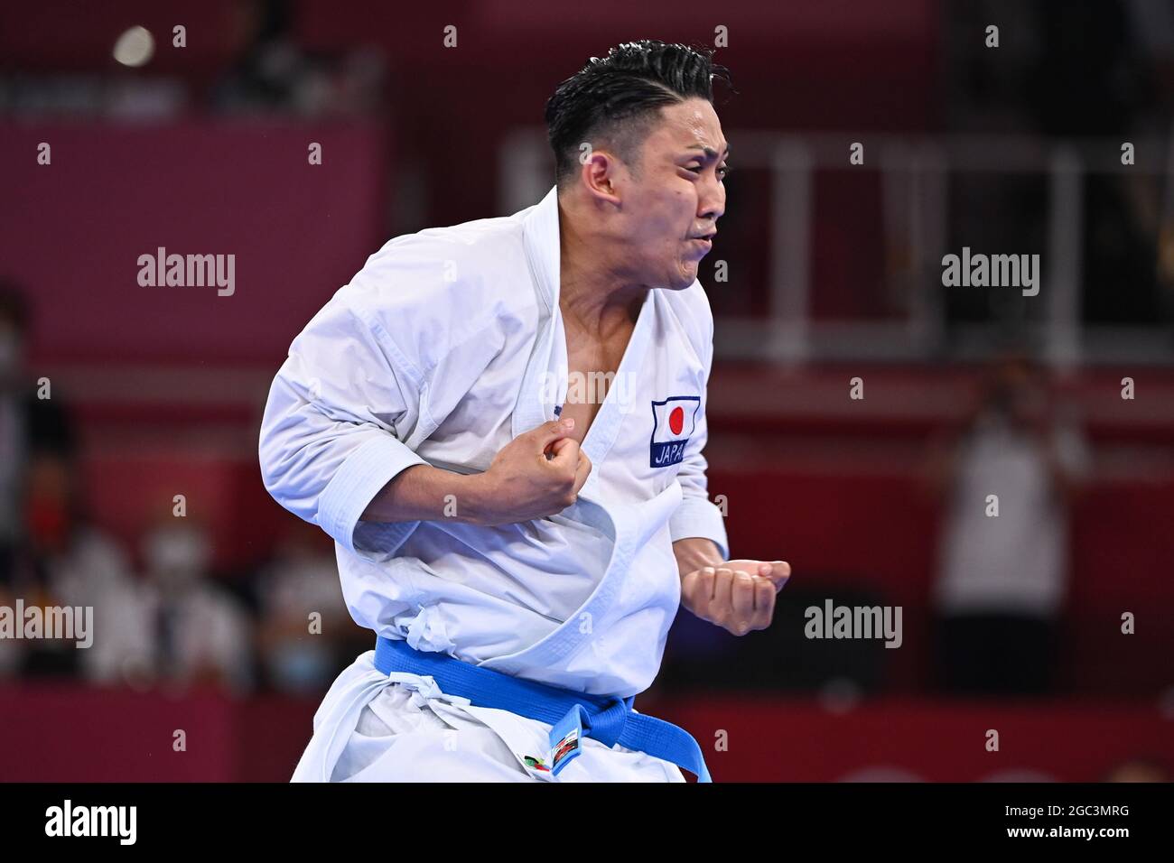 Tokyo, Japan. 6th Aug, 2021. Kiyuna Ryo of Japan competes during the ...