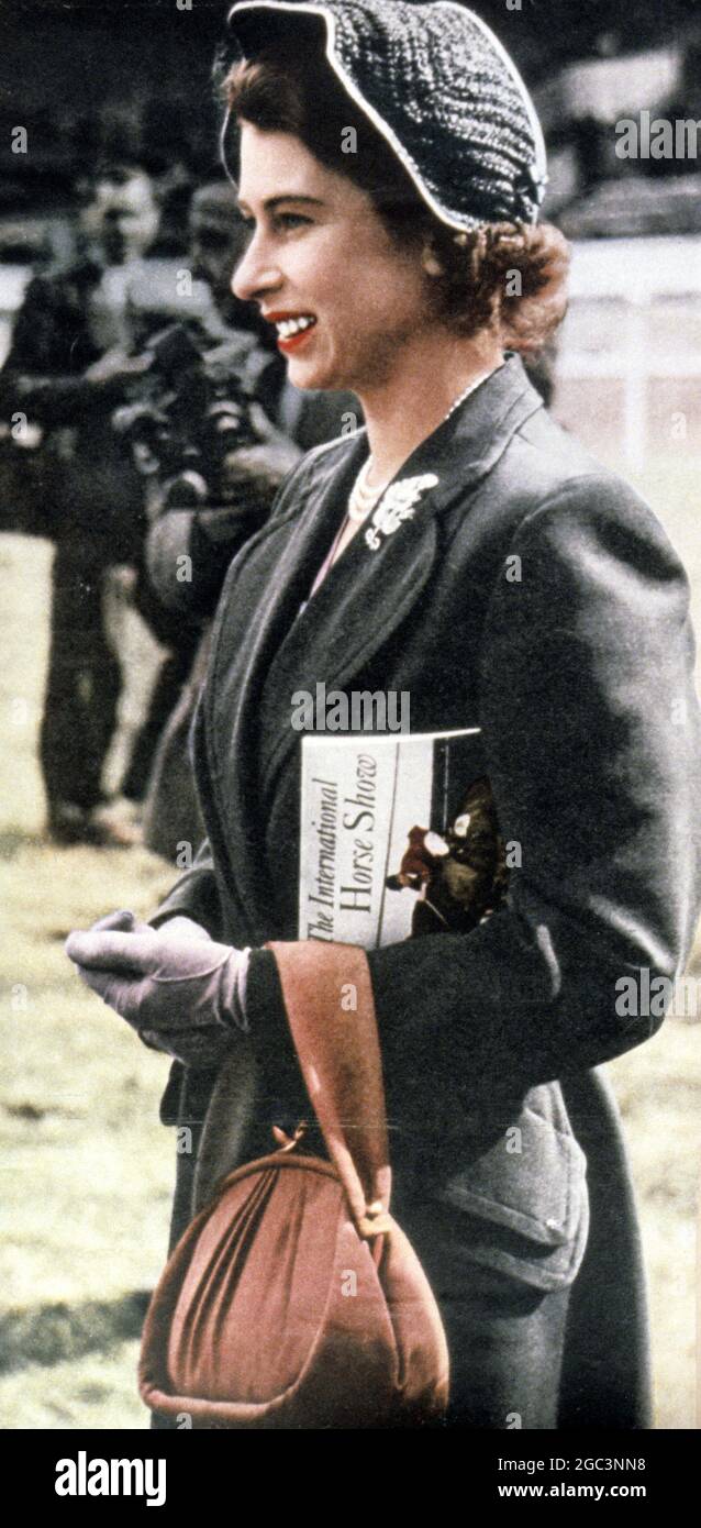 Queen Elizabeth II 1952 Stock Photo - Alamy