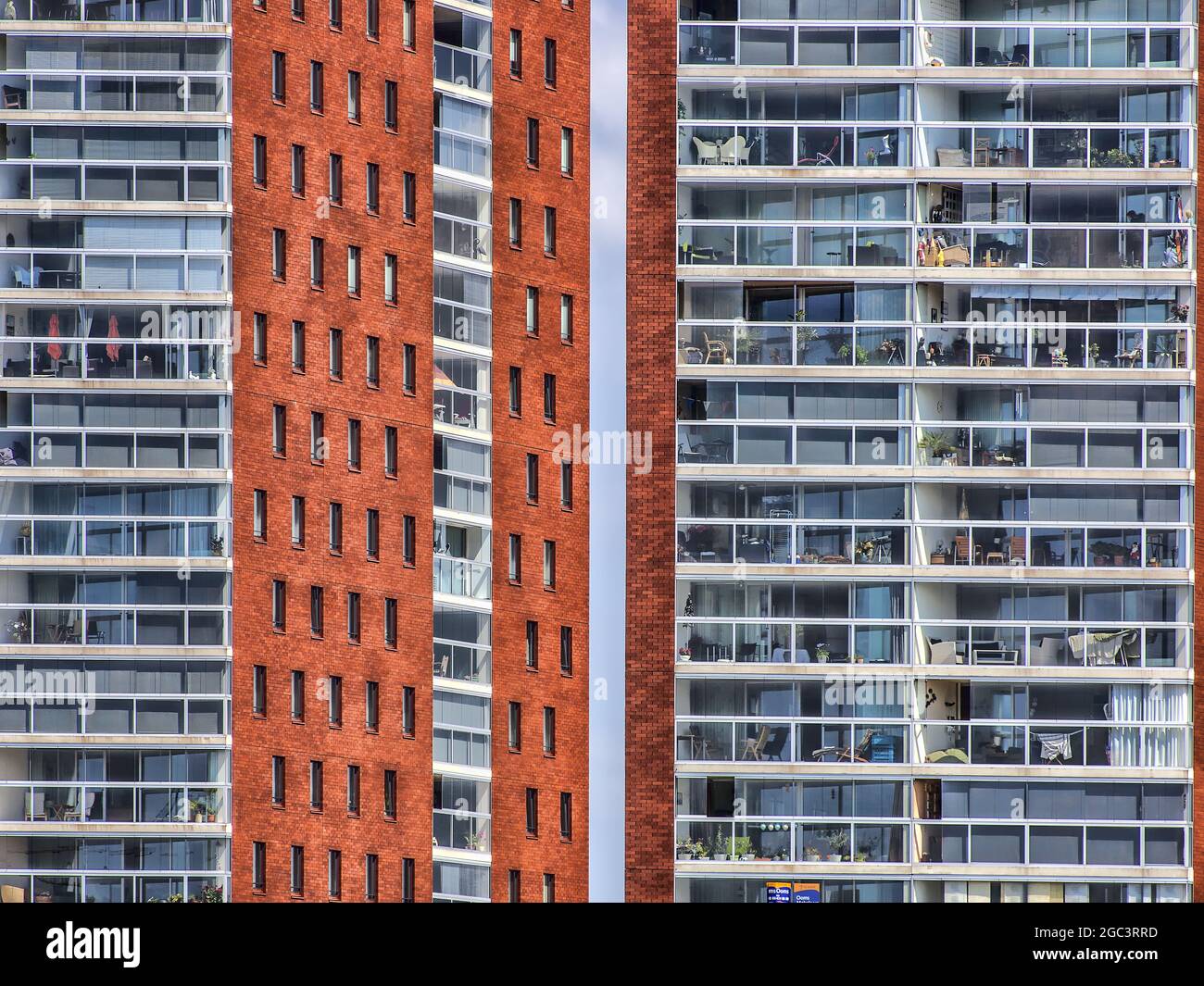 View of high-rise apartment buildings Stock Photo - Alamy