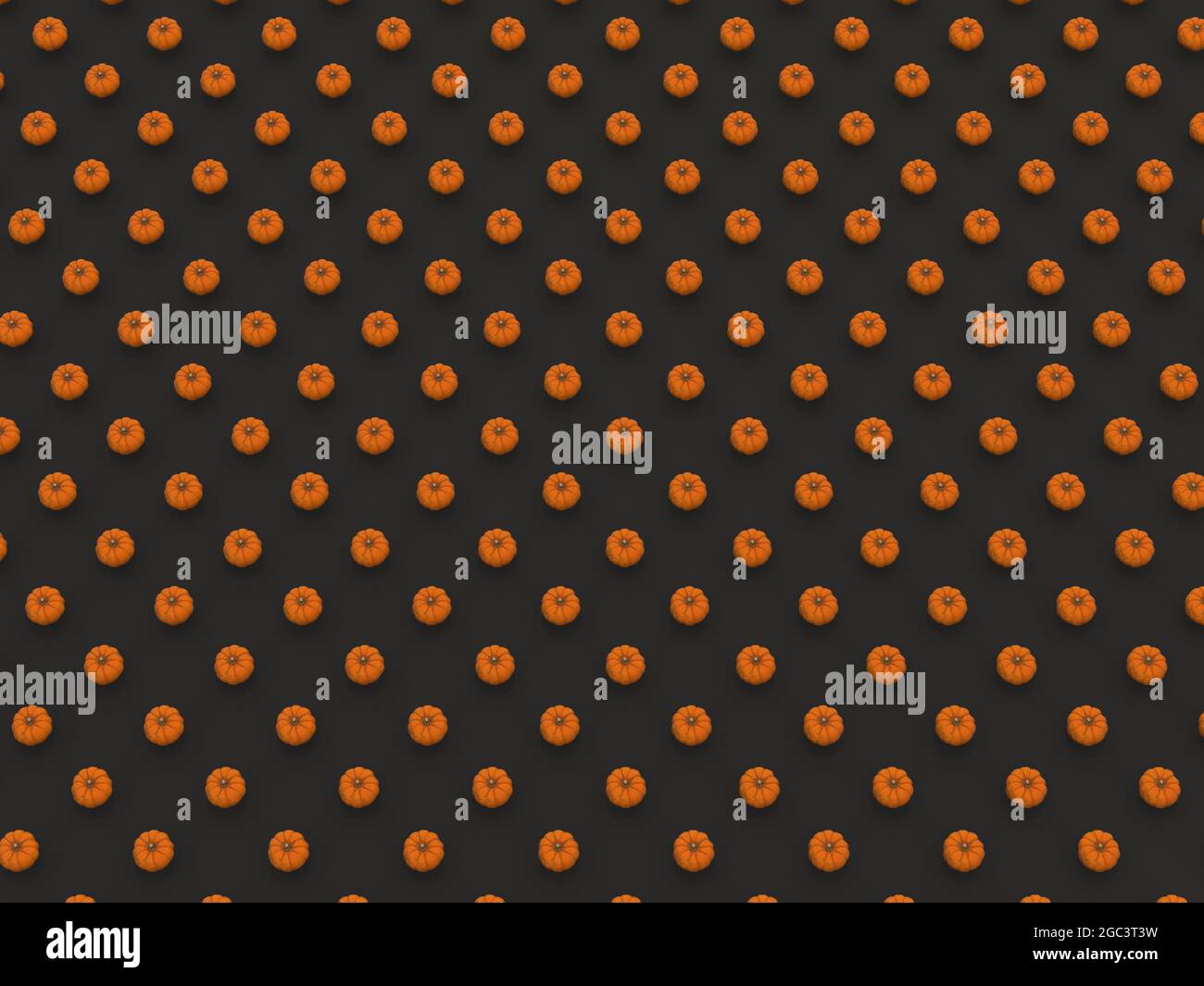 Rows of orange pumpkins on a black background - texture background ...