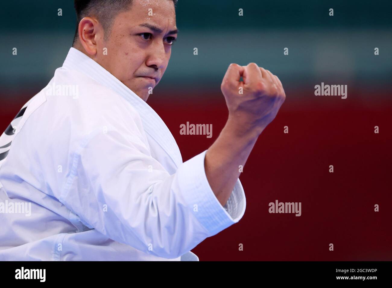 Tokyo, Japan. 6th Aug, 2021. Ryo Kiyuna (JPN) Karate : Men's Kata ...