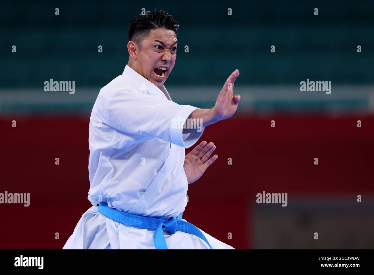Tokyo, Japan. 6th Aug, 2021. Ryo Kiyuna (JPN) Karate : Men's Kata ...