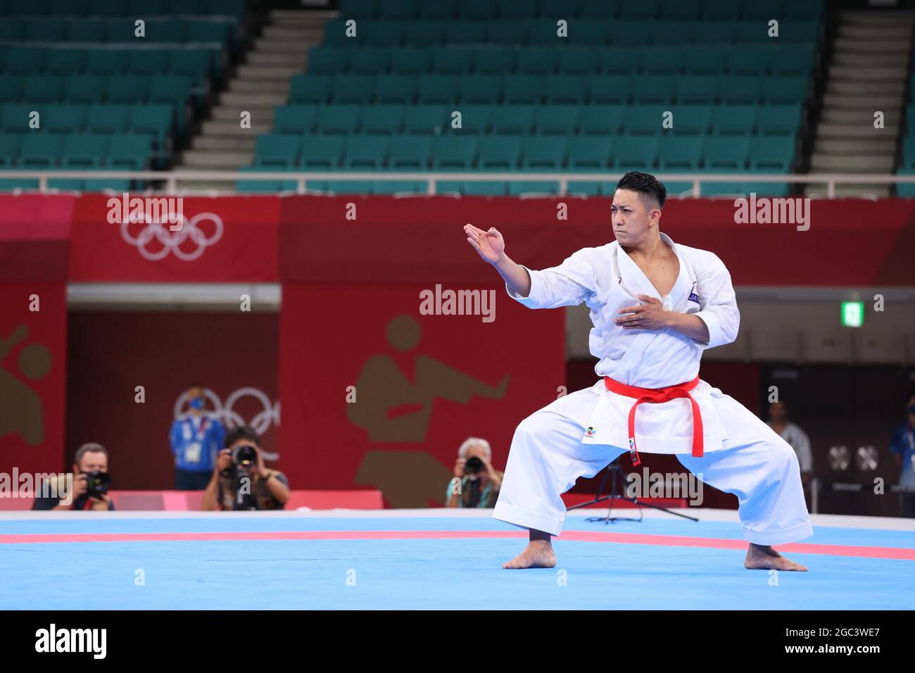 Tokyo Japan 6th Aug 2021 Ryo Kiyuna Jpn Karate Men S Kata