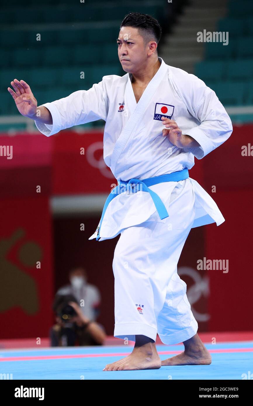 Tokyo, Japan. 6th Aug, 2021. Ryo Kiyuna (JPN) Karate : Men's Kata ...