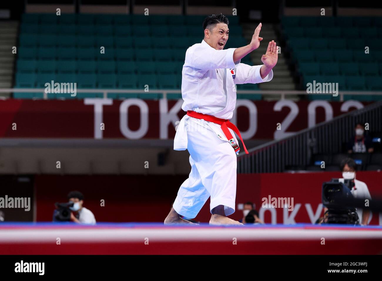 Tokyo, Japan. 6th Aug, 2021. Ryo Kiyuna (JPN) Karate : Men's Kata ...