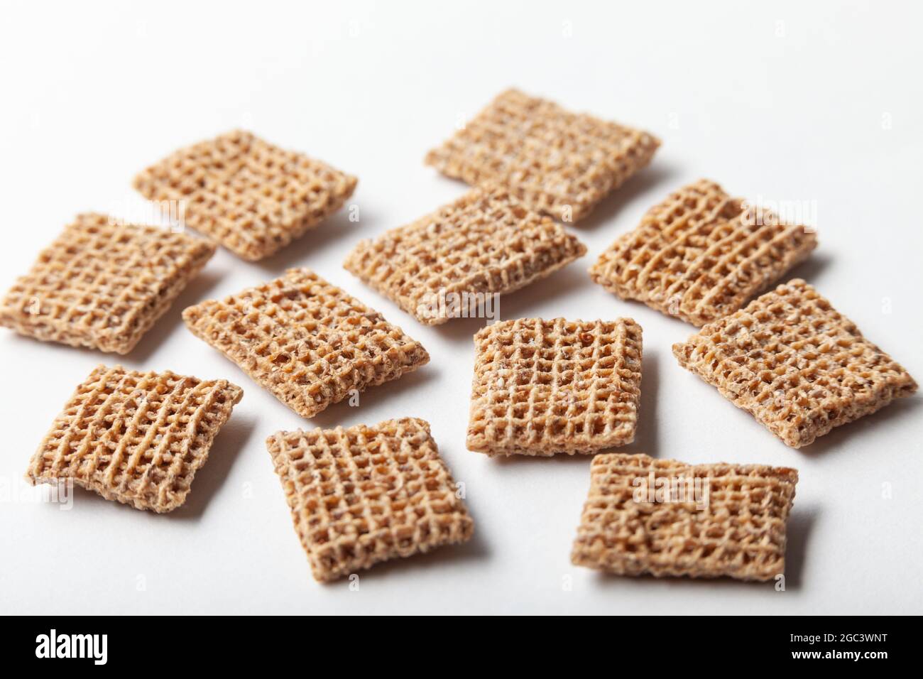 Close up of shreddies breakfast cereal Stock Photo - Alamy