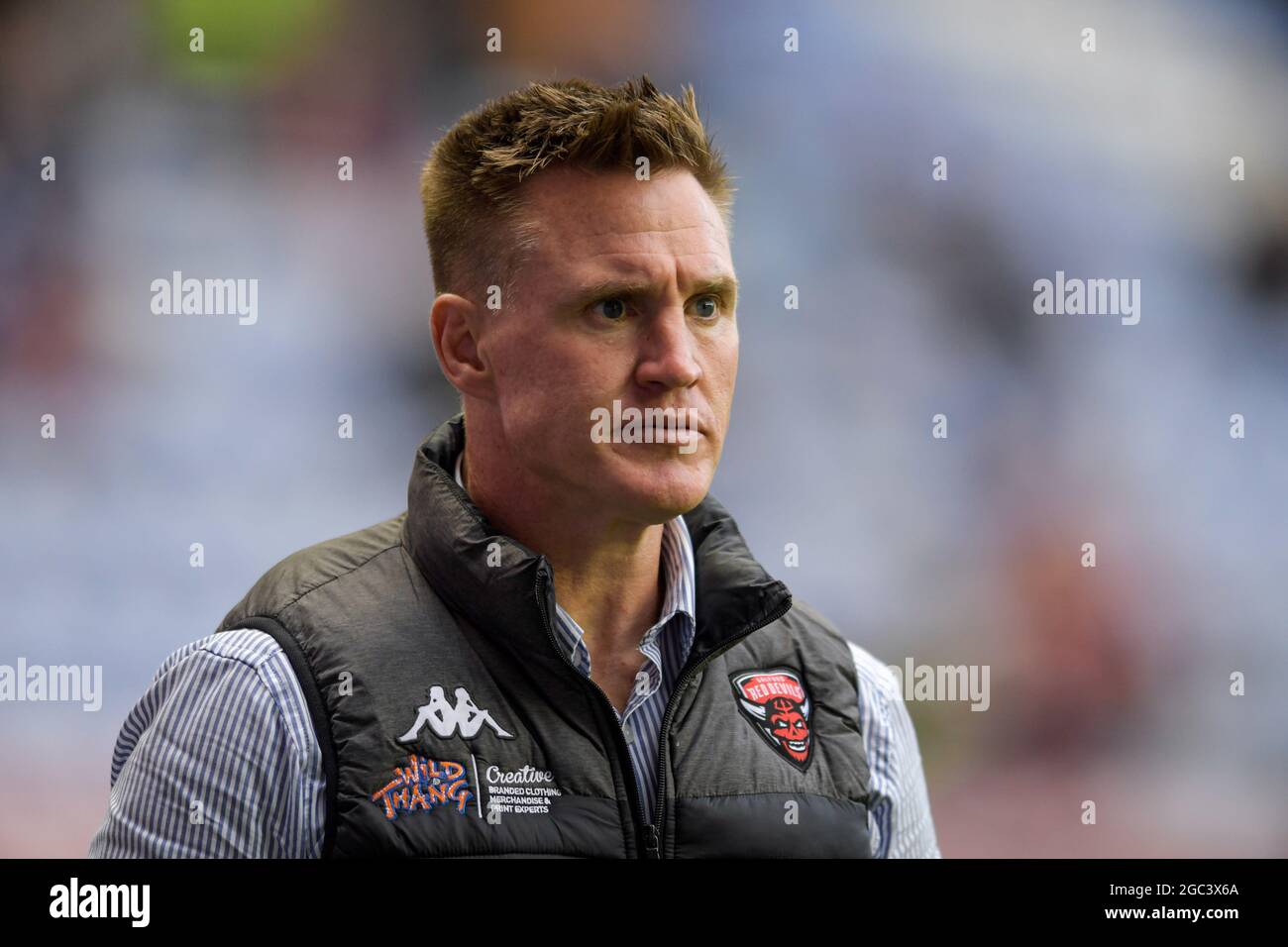 Richard Marshall Head Coach of Salford Red Devils in action Stock Photo ...