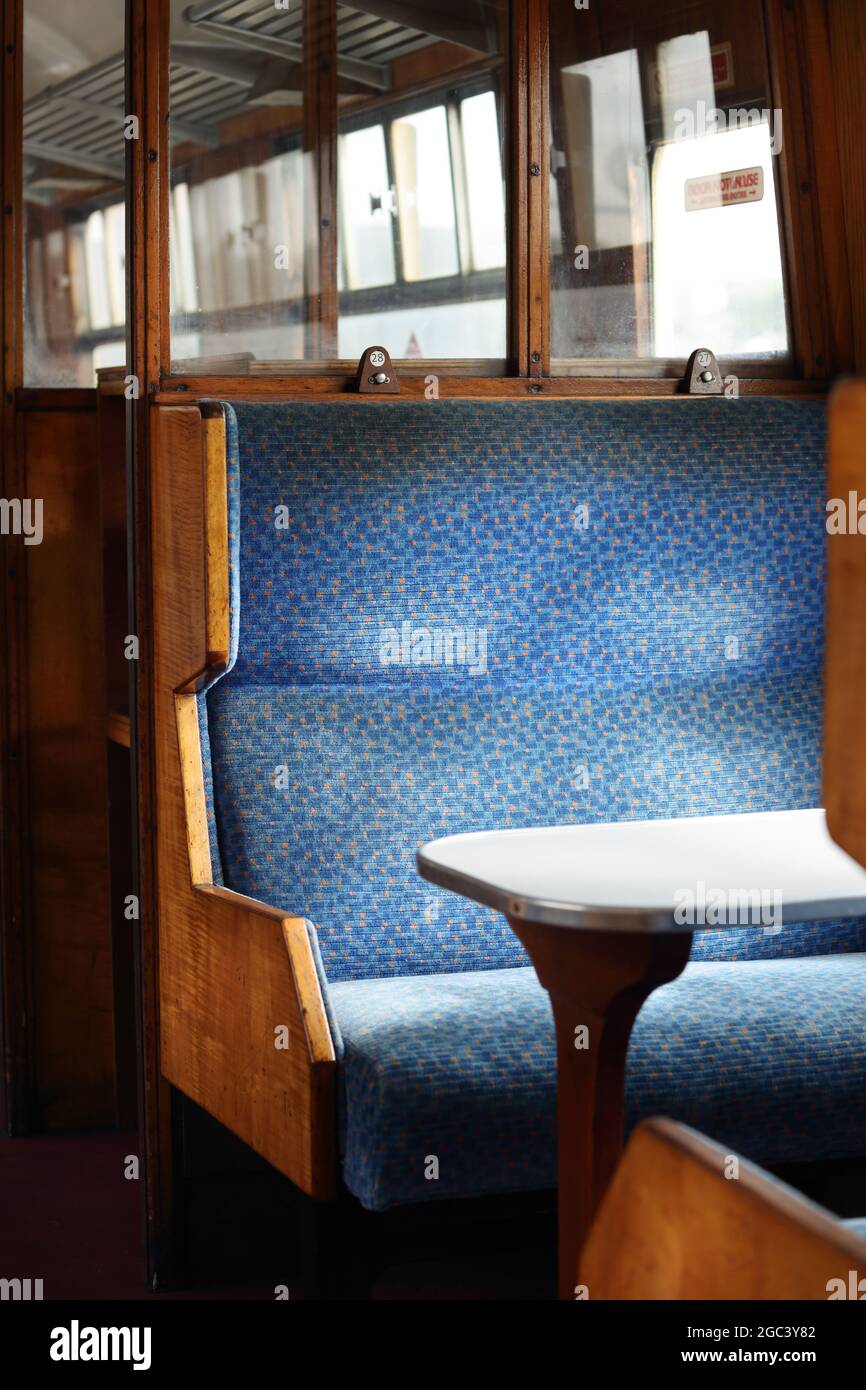 Empty railway carriage hi-res stock photography and images - Alamy