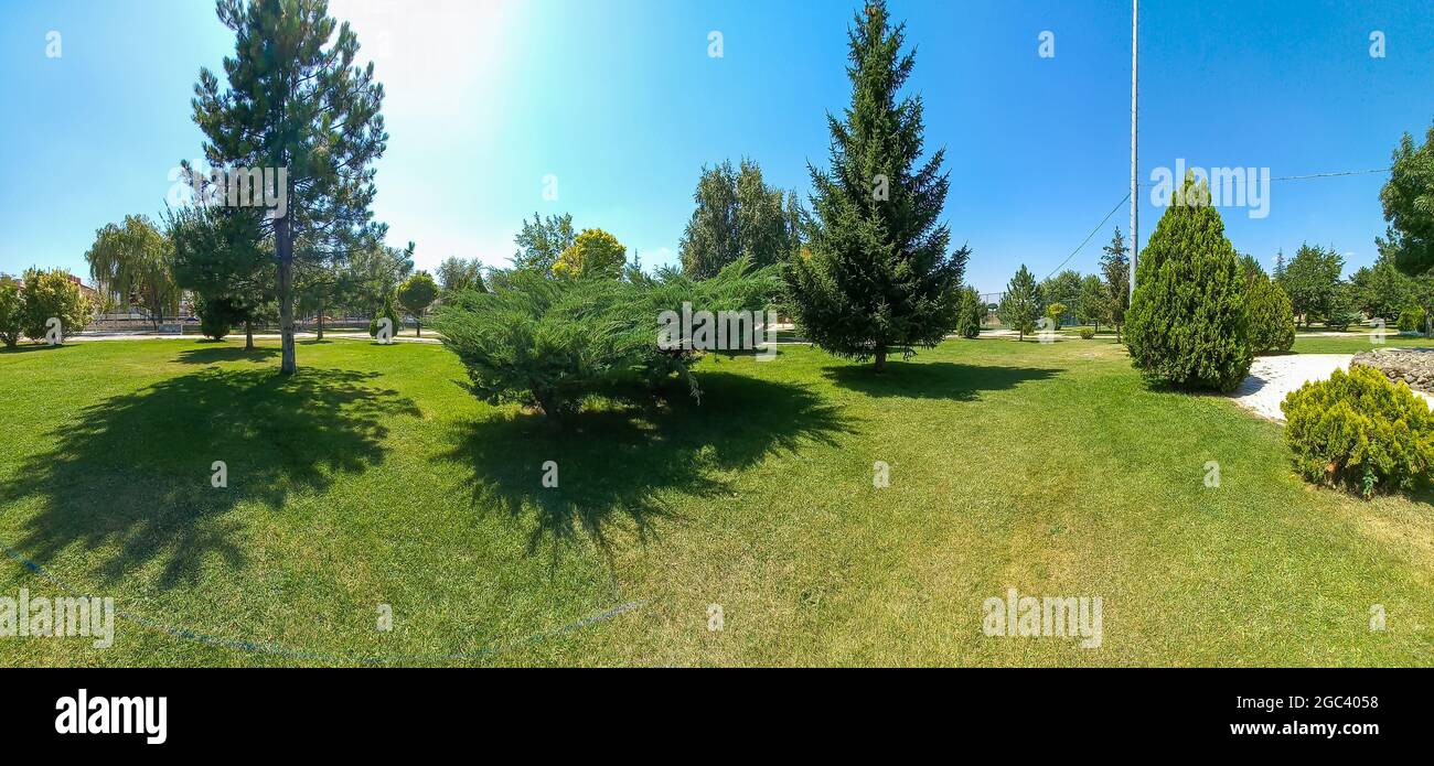 Evergreen panorama hi-res stock photography and images - Alamy