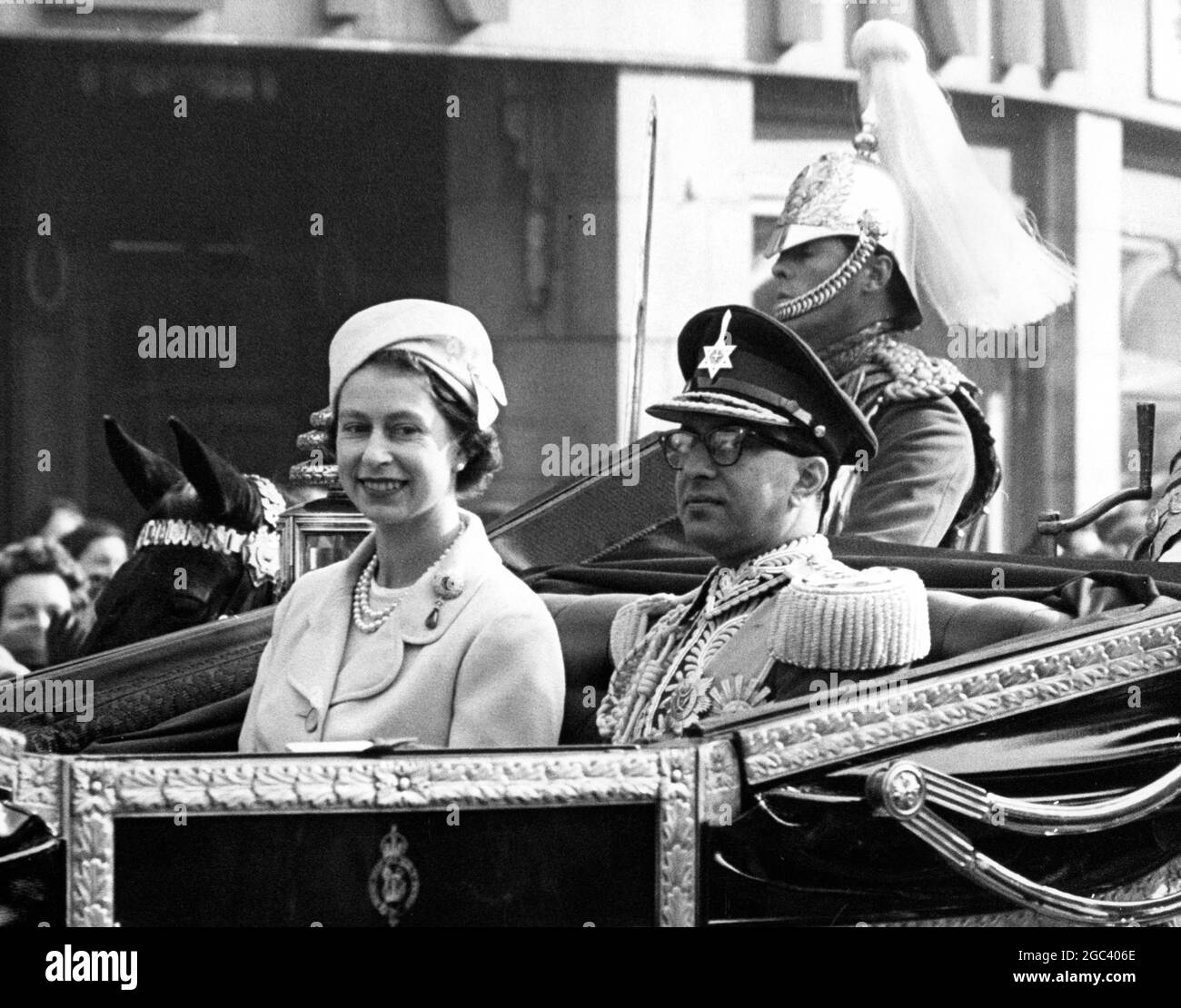 King and Queen of Nepal arrive for State visit . Photo shows: King ...
