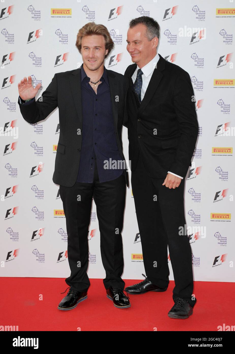 London. UK. Racing car driver Davide Valsecchi at the F1 Party in aid ...