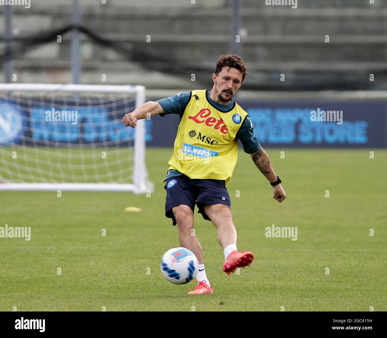 Mario Rui during SSC Napoli pre-season training camp in Castel di ...