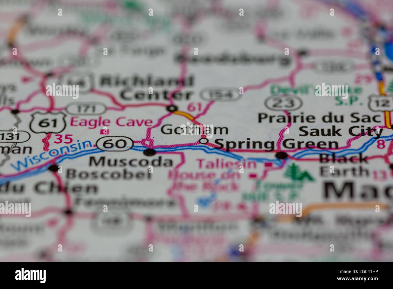 Map of gotham hi-res stock photography and images - Alamy