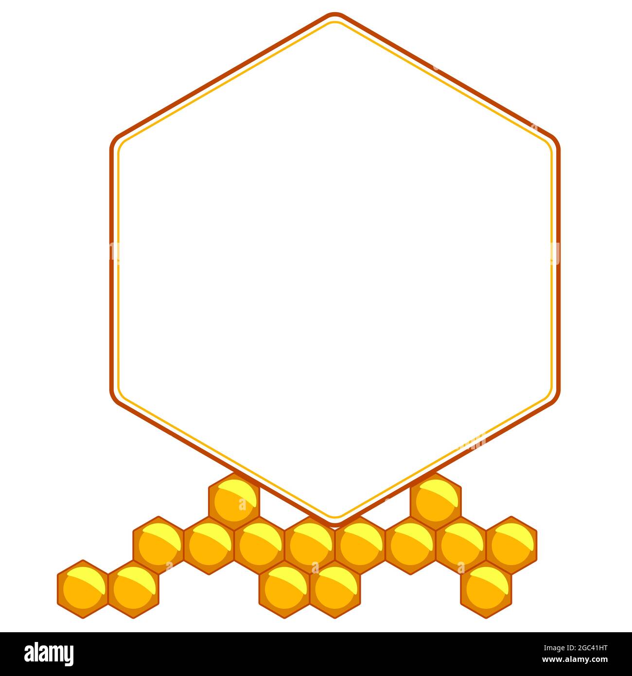 Honeycomb cells Stock Vector Images - Alamy