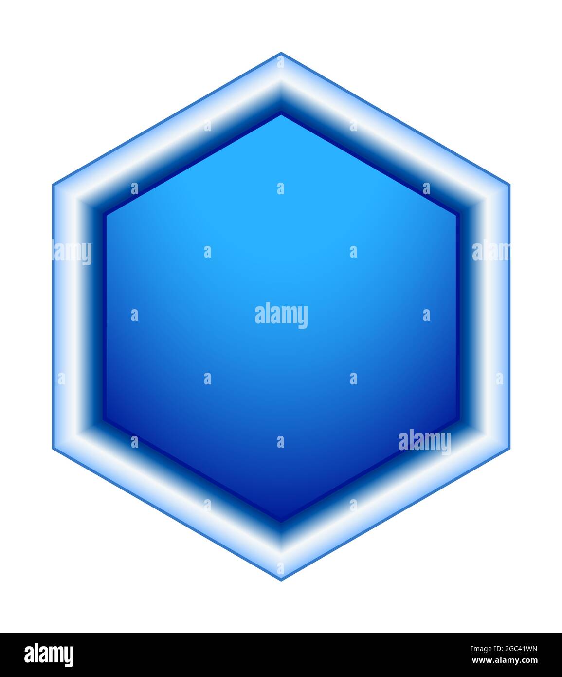 Illustration of abstract hexagon shape Stock Vector Image & Art - Alamy