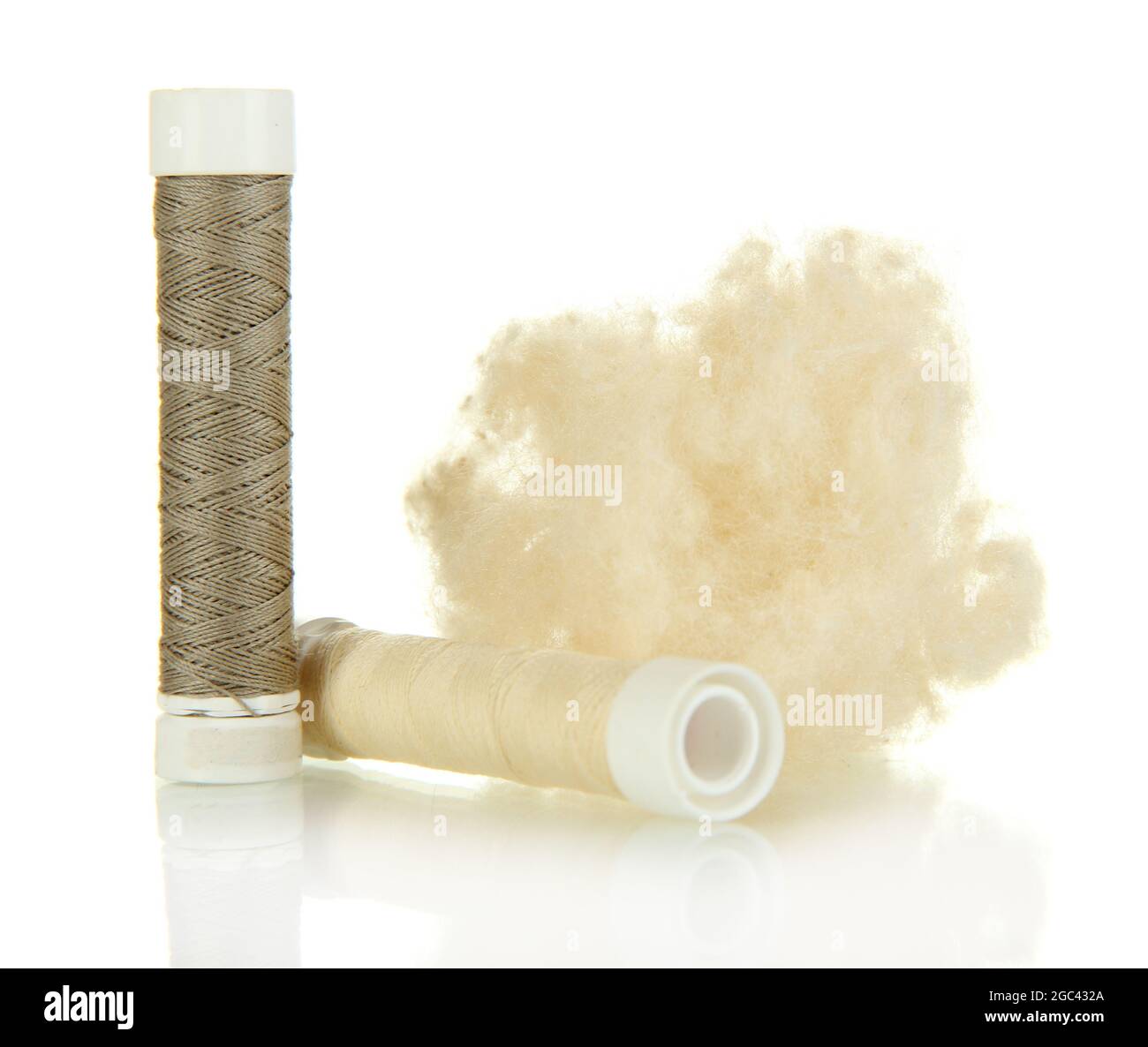 Silk thread isolated on white Stock Photo - Alamy