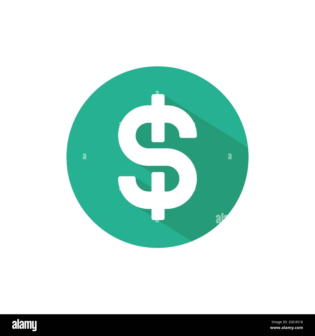 Dollar Money Symbol. Web Icon Logo Template Design Element Stock Vector ...