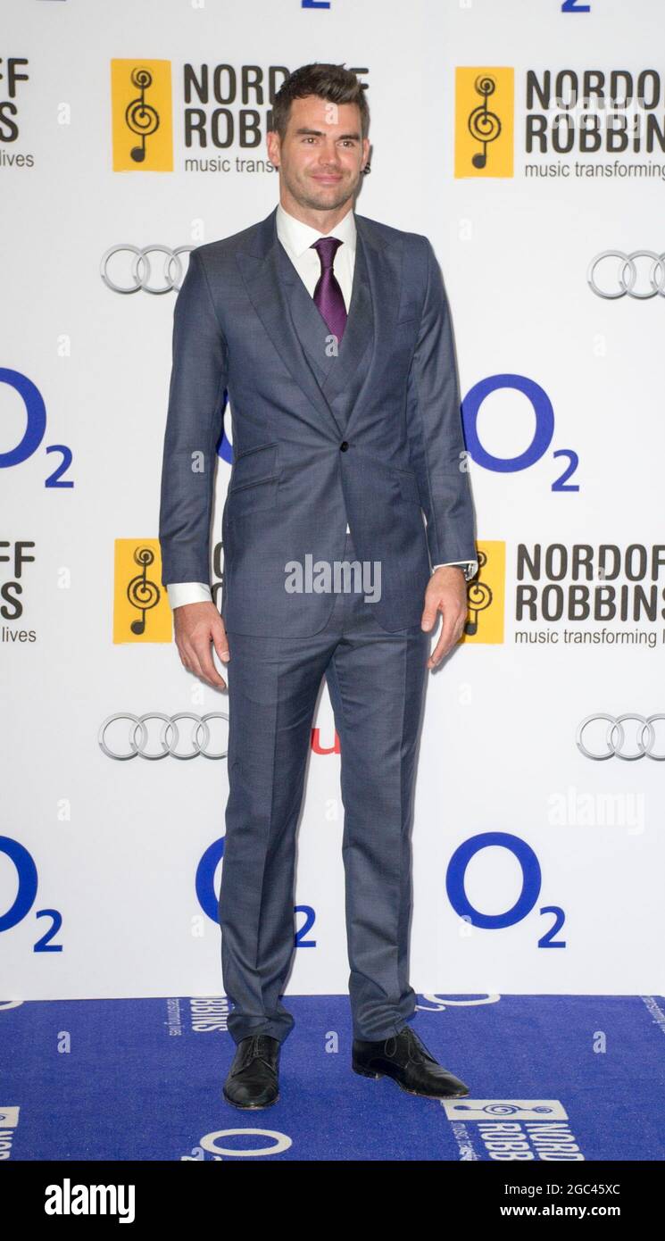 London, UK. 280613. Jimmy Anderson at the Nordoff Robbins Silver Clef ...
