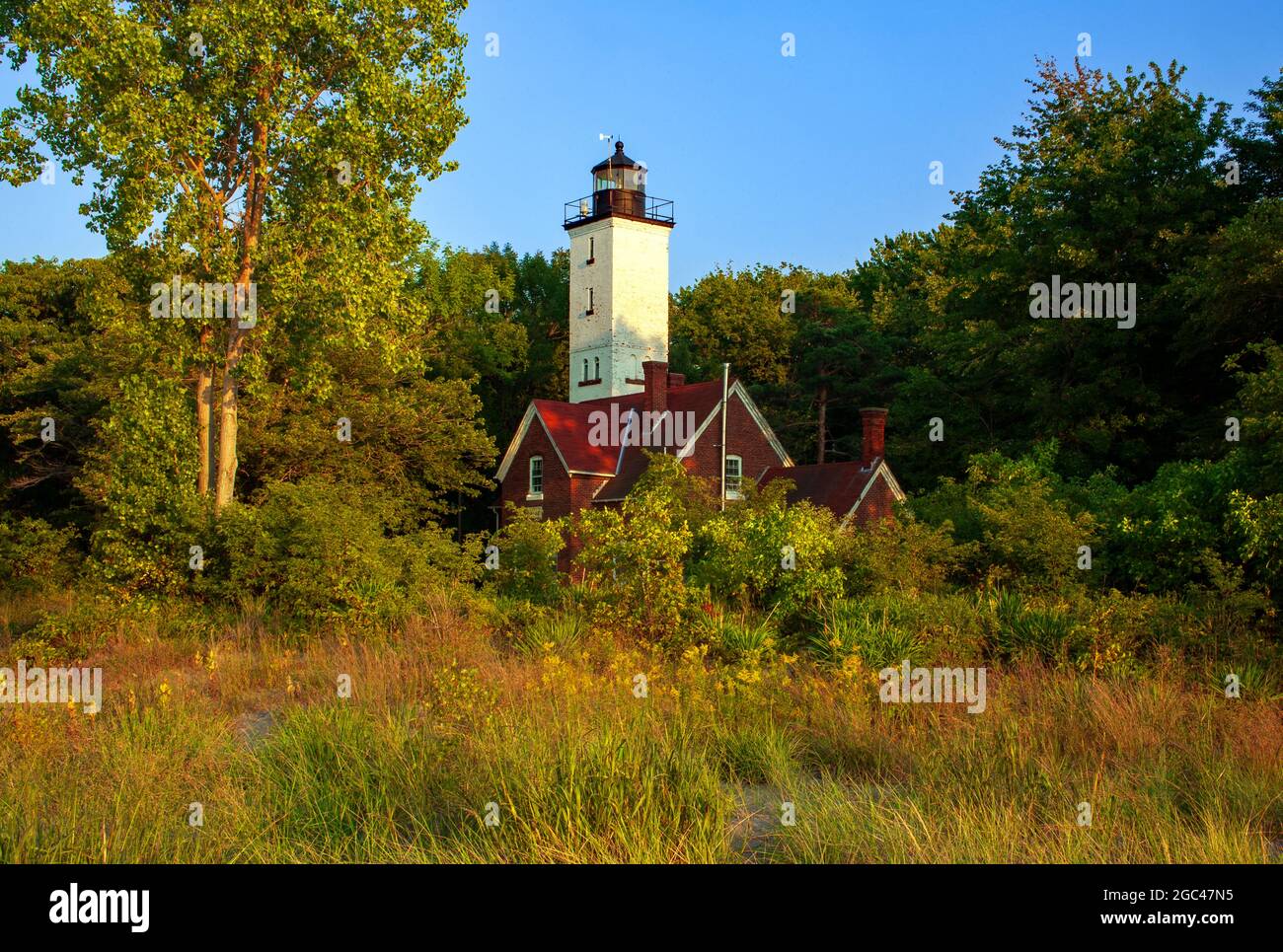 The Presque Isle Light, historically nicknamed the "Flash Light", is a ...
