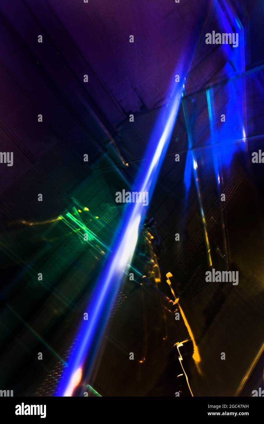 Architectural stairway blur Tokyo Japan.tif Stock Photo - Alamy