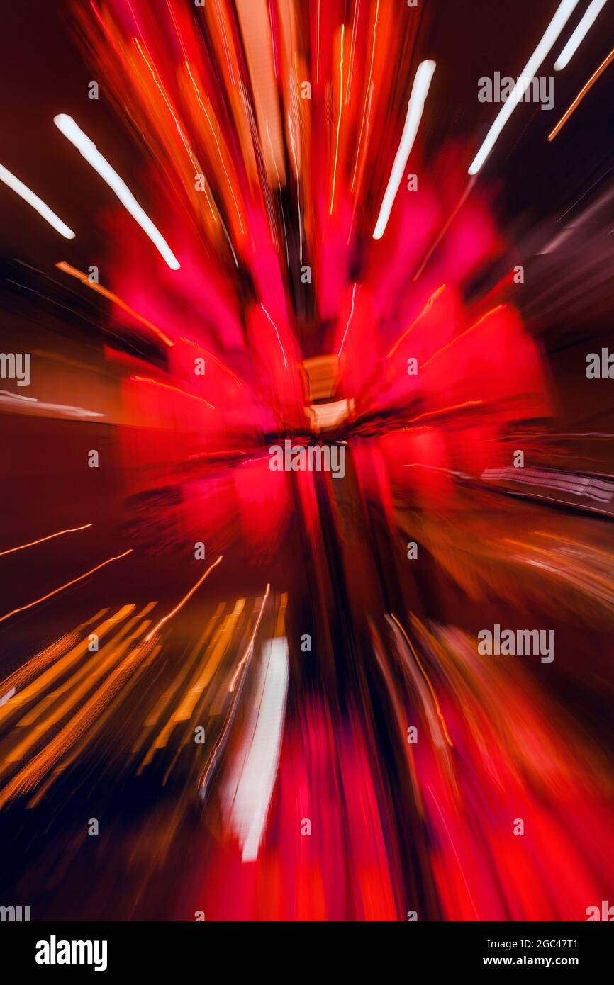 Explosion of lights in the evening in Ginza, Tokyo, Japan Stock Photo ...