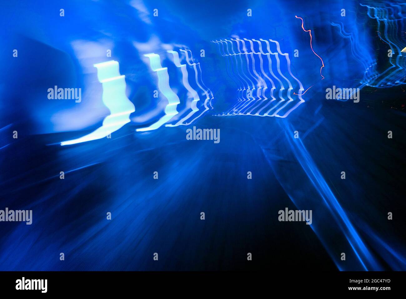 Tunnel motion blur Yokohama Japan 3 Stock Photo - Alamy