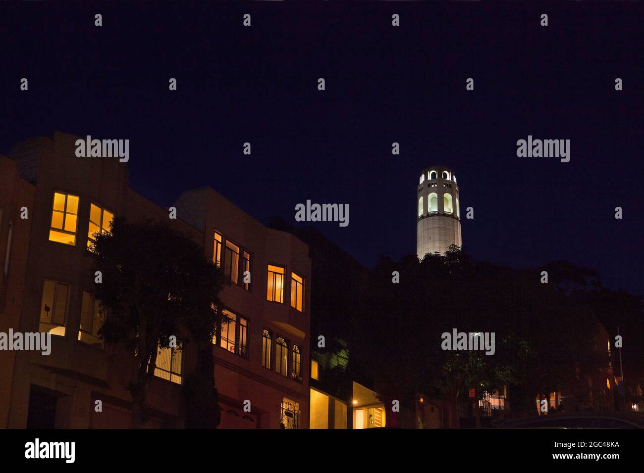 Night art deco style architecture design hi-res stock photography and ...