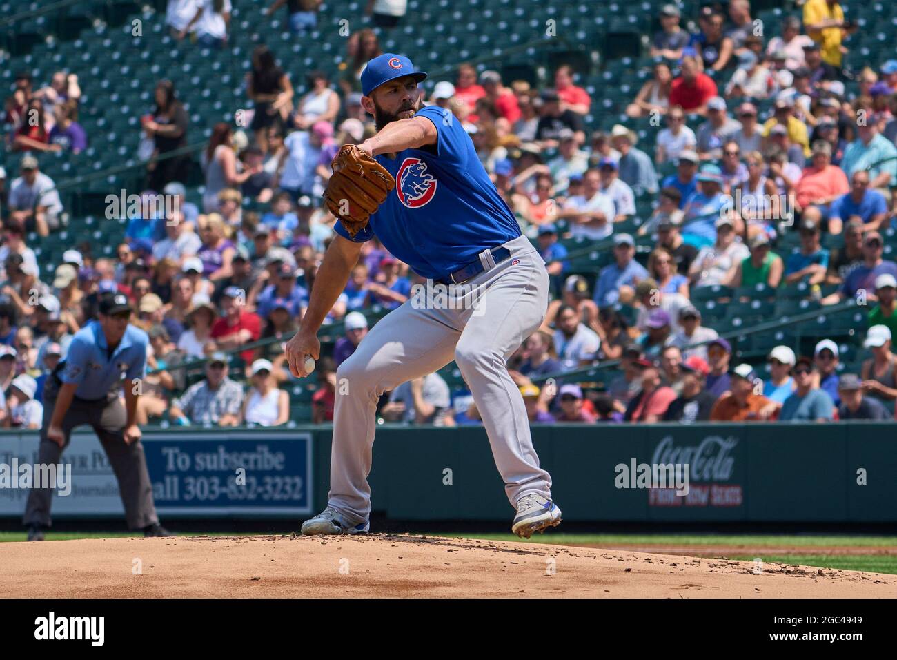 August 5 2021: Chicago Cubs Frank Schwindel (18) gets a hit during the ...