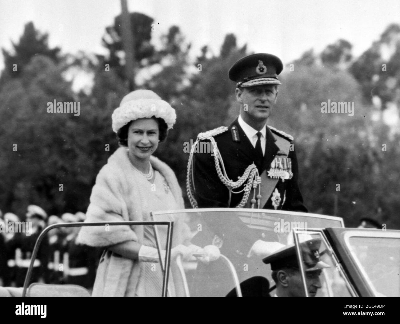 QUEEN ELIZABETH II WITH PRINCE PHILIPIN CANBERRA ; 18 MARCH 1963 Stock ...