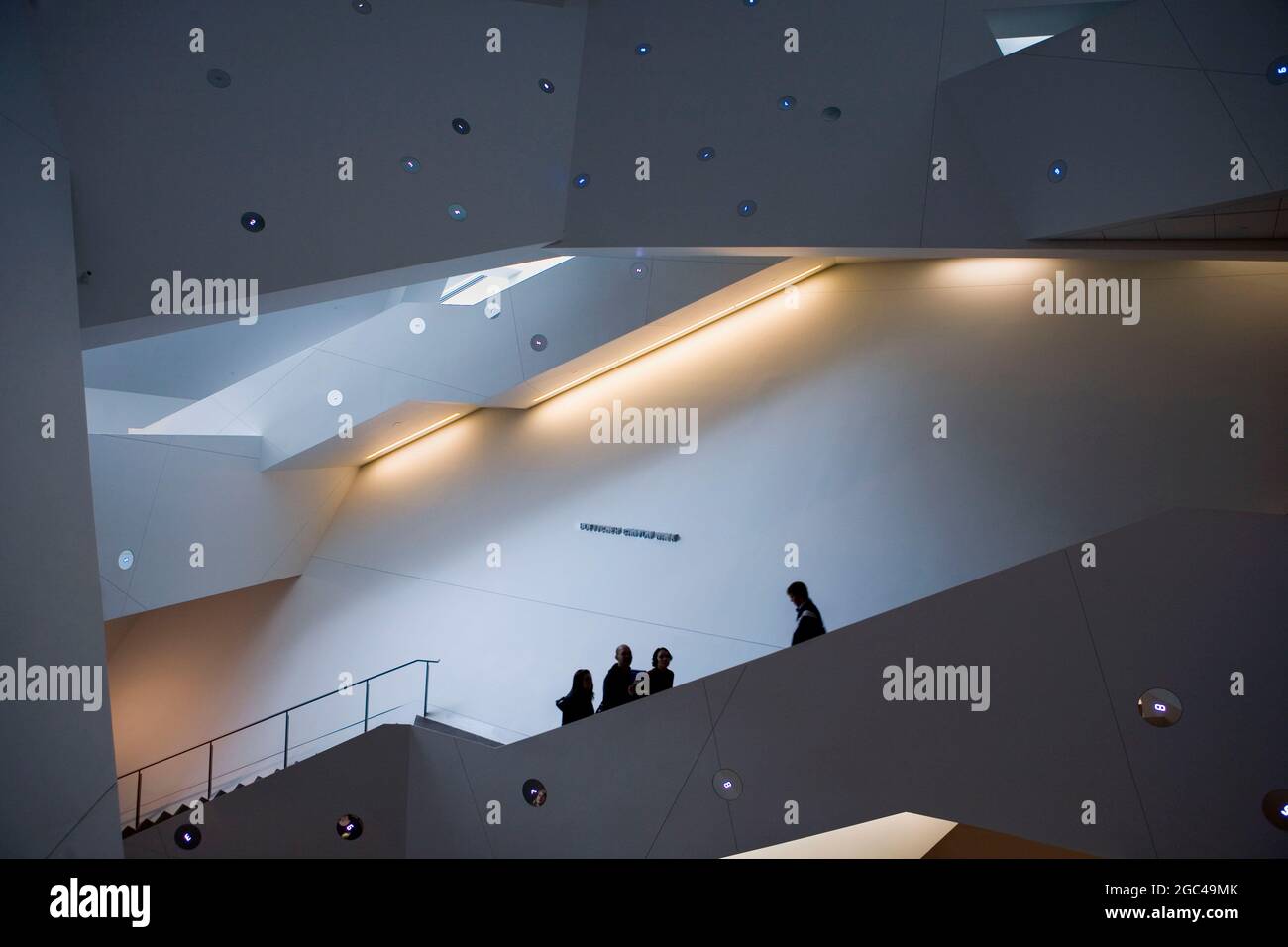 The Interior Atrium at the Denver Art Museum Stock Photo - Alamy